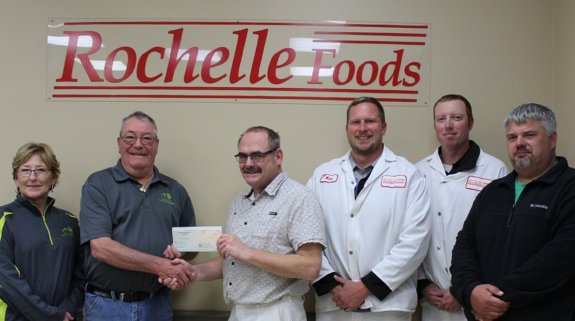 Rochelle Foods Donates $10,000 - Hormel Foods