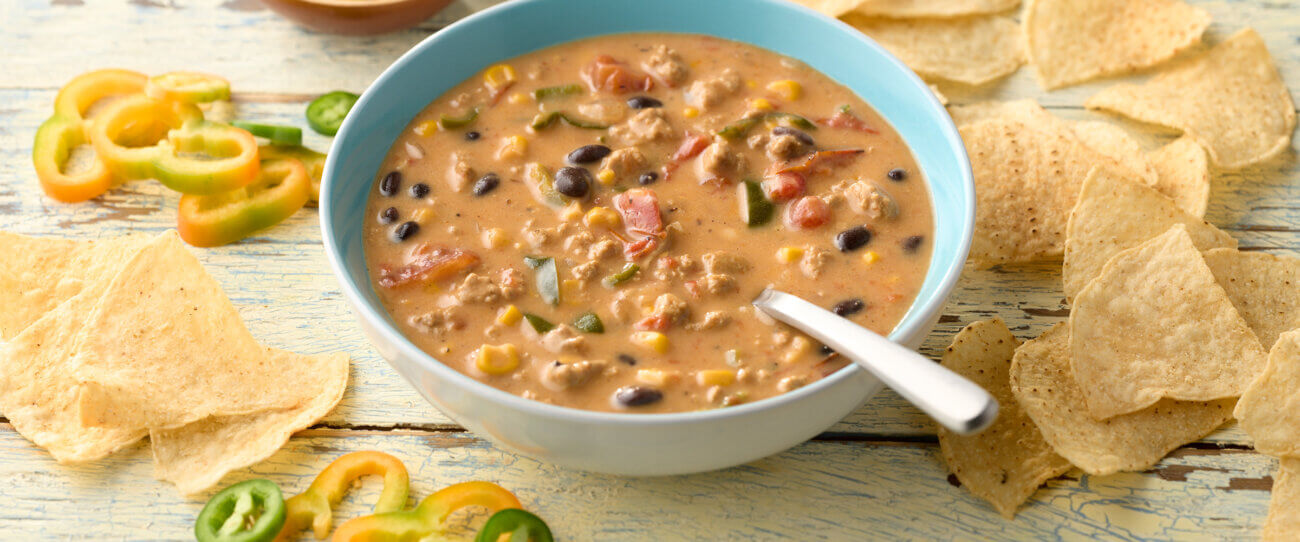Slow Cooker Turkey Nacho Soup - Hormel Foods