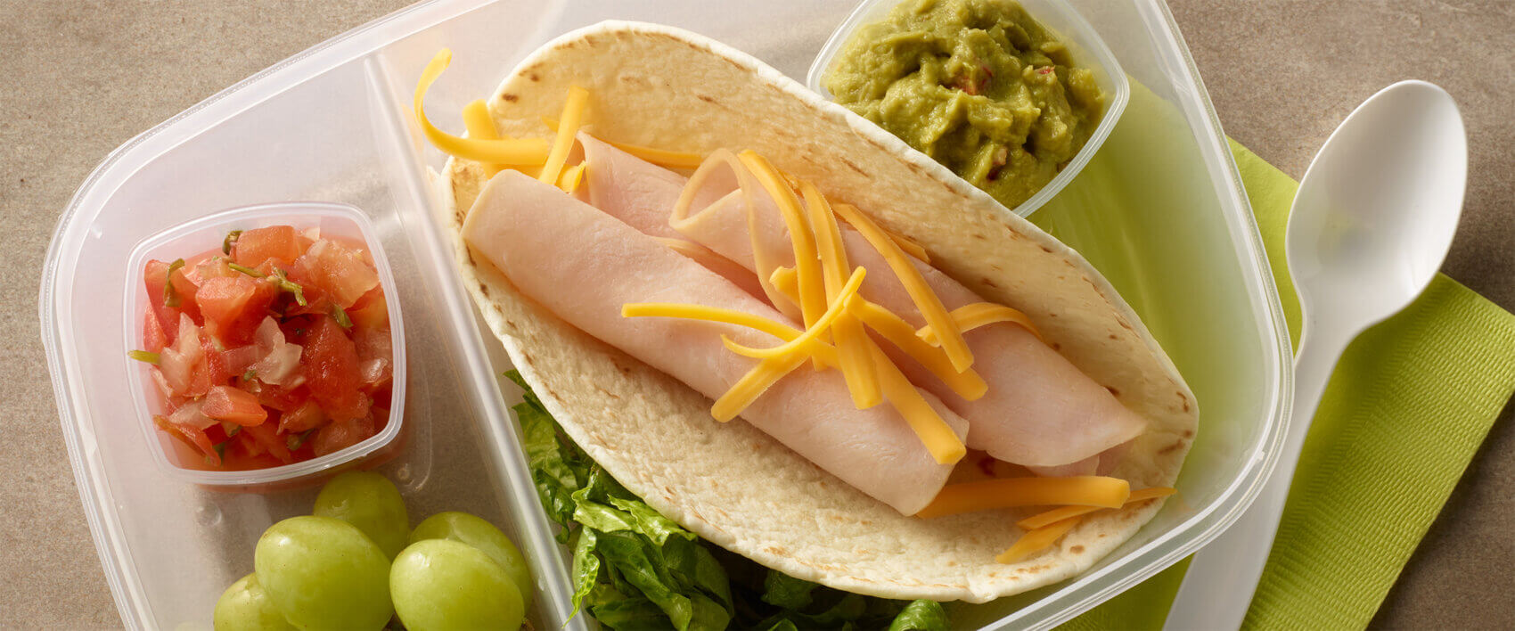 Turkey Taco Bar Bento Box - Hormel Foods