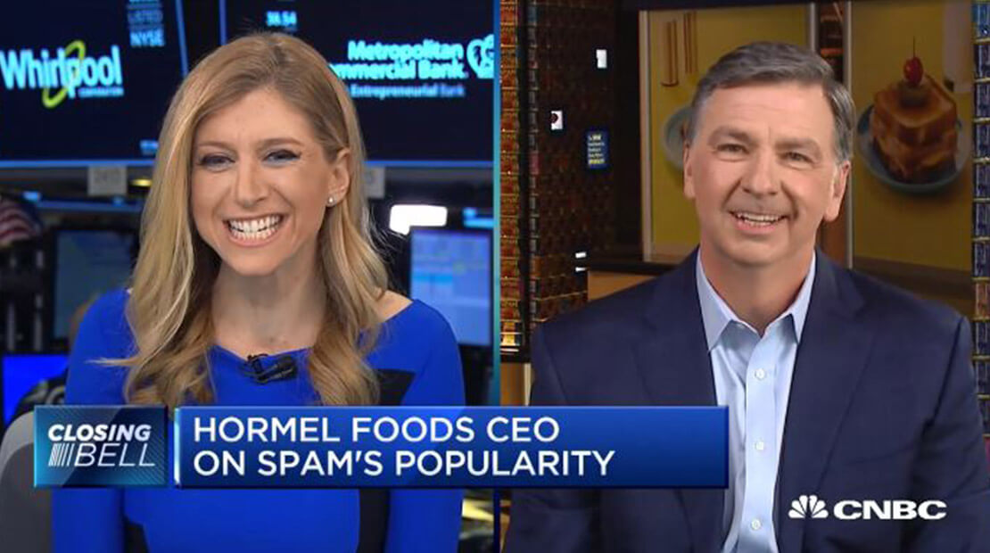 Hormel Foods CEO Jim Snee on CNBC Closing Bell - Hormel Foods