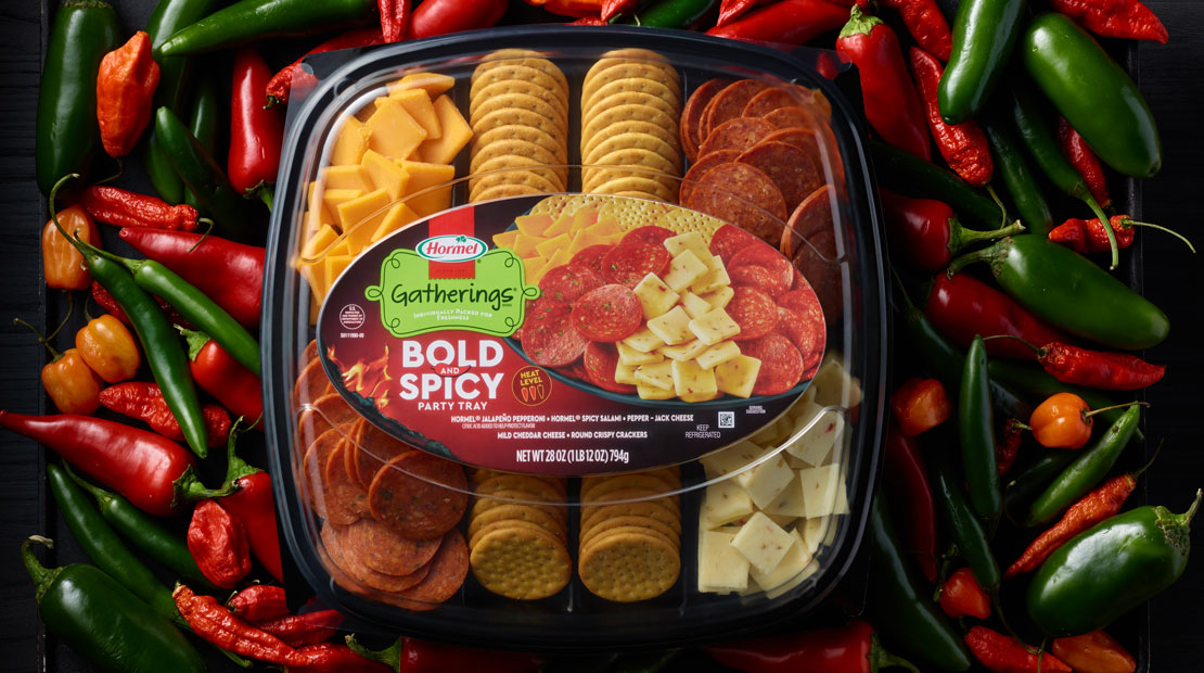 Turn Up the Flavor with the New HORMEL GATHERINGS® Bold and Spicy Tray ...
