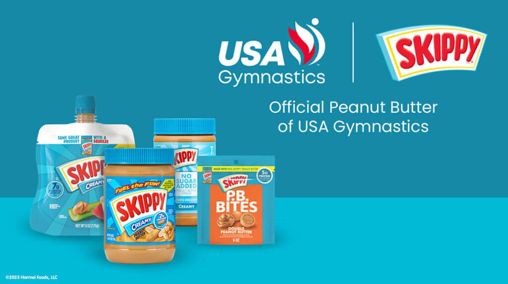 SKIPPY® Brand Joins USA Gymnastics as Official Peanut Butter - Hormel Foods