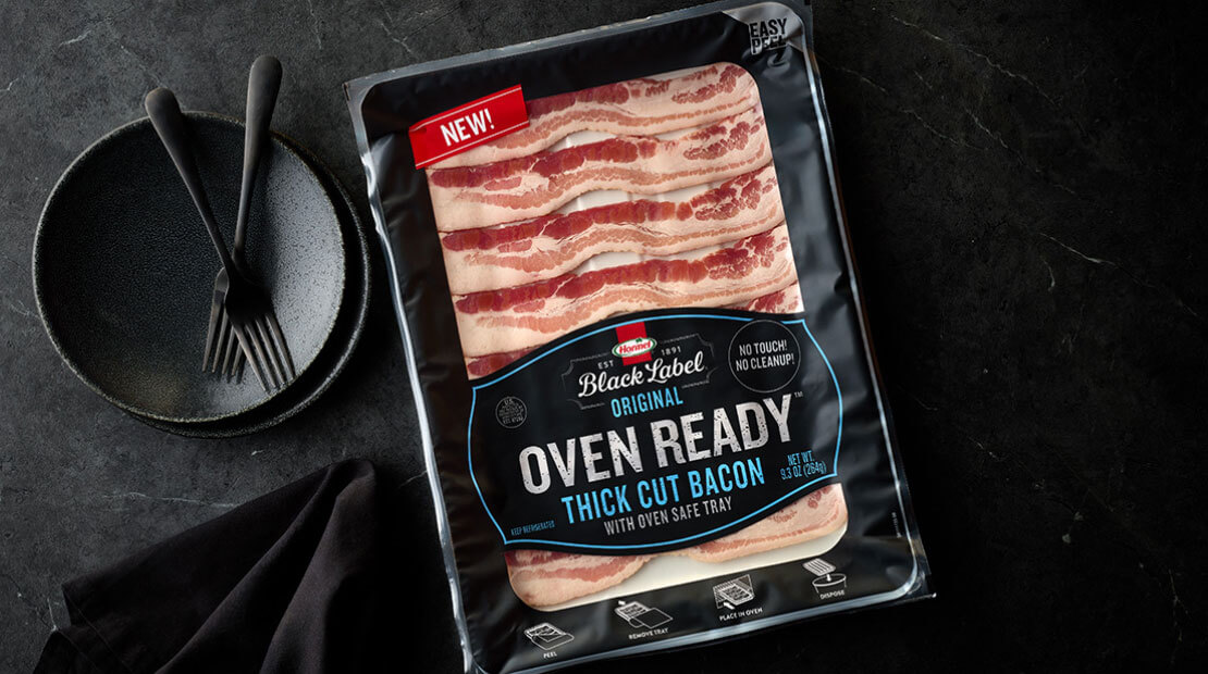 The Makers of HORMEL® BLACK LABEL® Bacon Introduce OVEN READY™ Thick ...