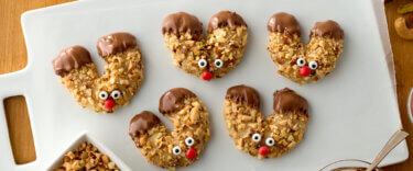 Dipped Mixed Nut Cookie Reindeer - Hormel Foods