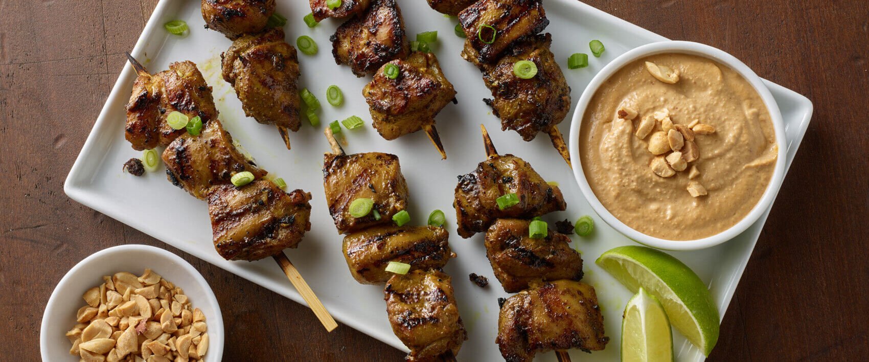 Peanut Sauce with Grilled Chicken Satay - Hormel Foods