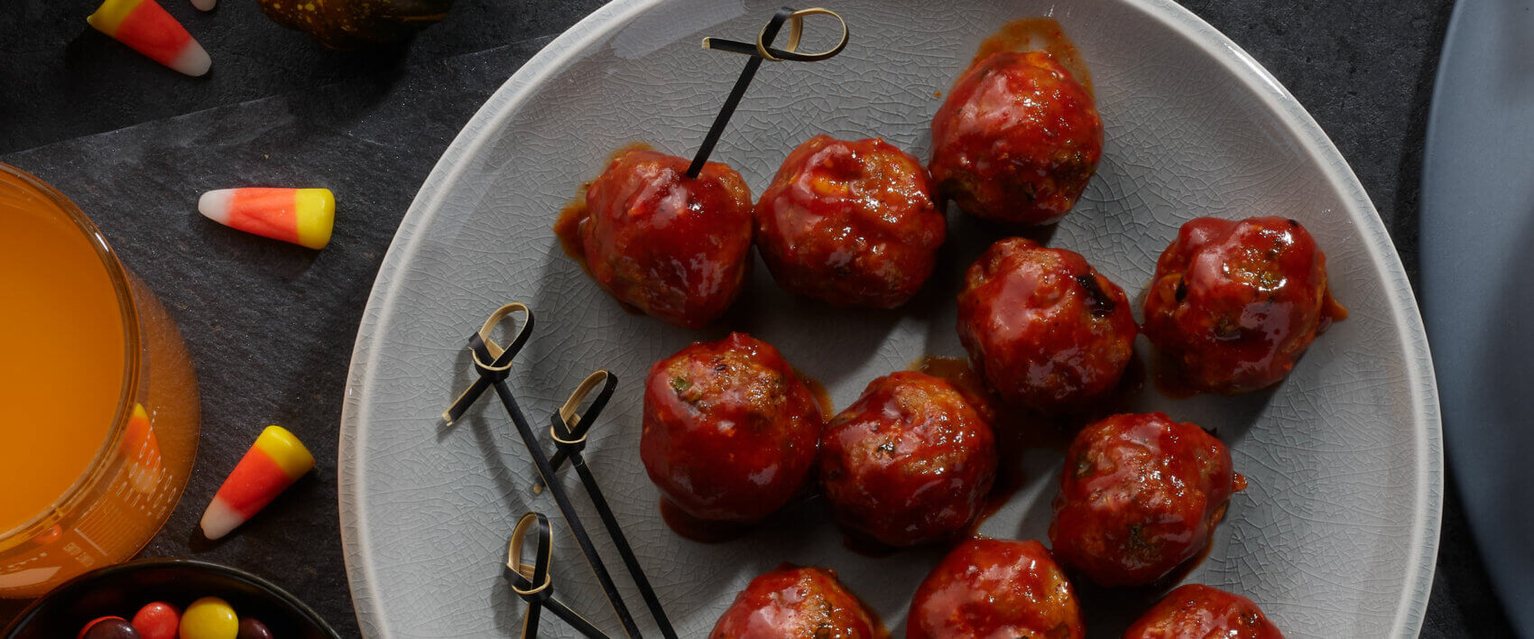 Spicy Spooky Meatballs - Hormel Foods