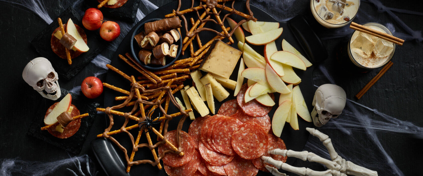 Skeleton Crunch Charcuterie Bite Board - Hormel Foods