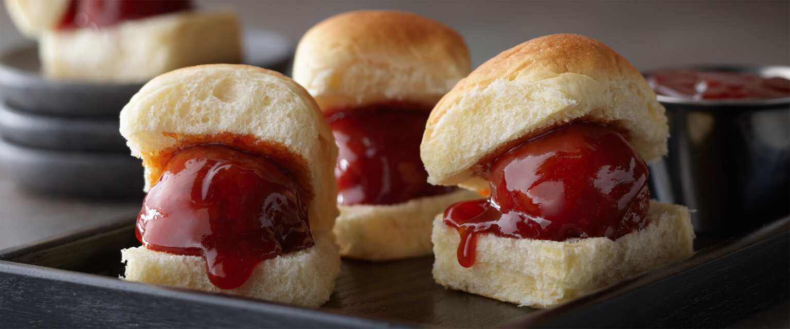 SPAM® Saucy Meatball Sliders - Hormel Foods
