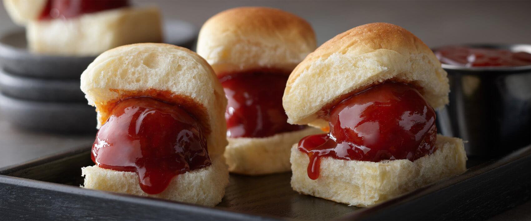 SPAM® Saucy Meatball Sliders - Hormel Foods