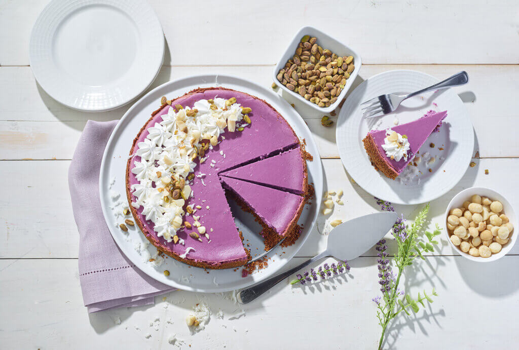 Peanut Butter and Ube Cheesecake - Hormel Foods