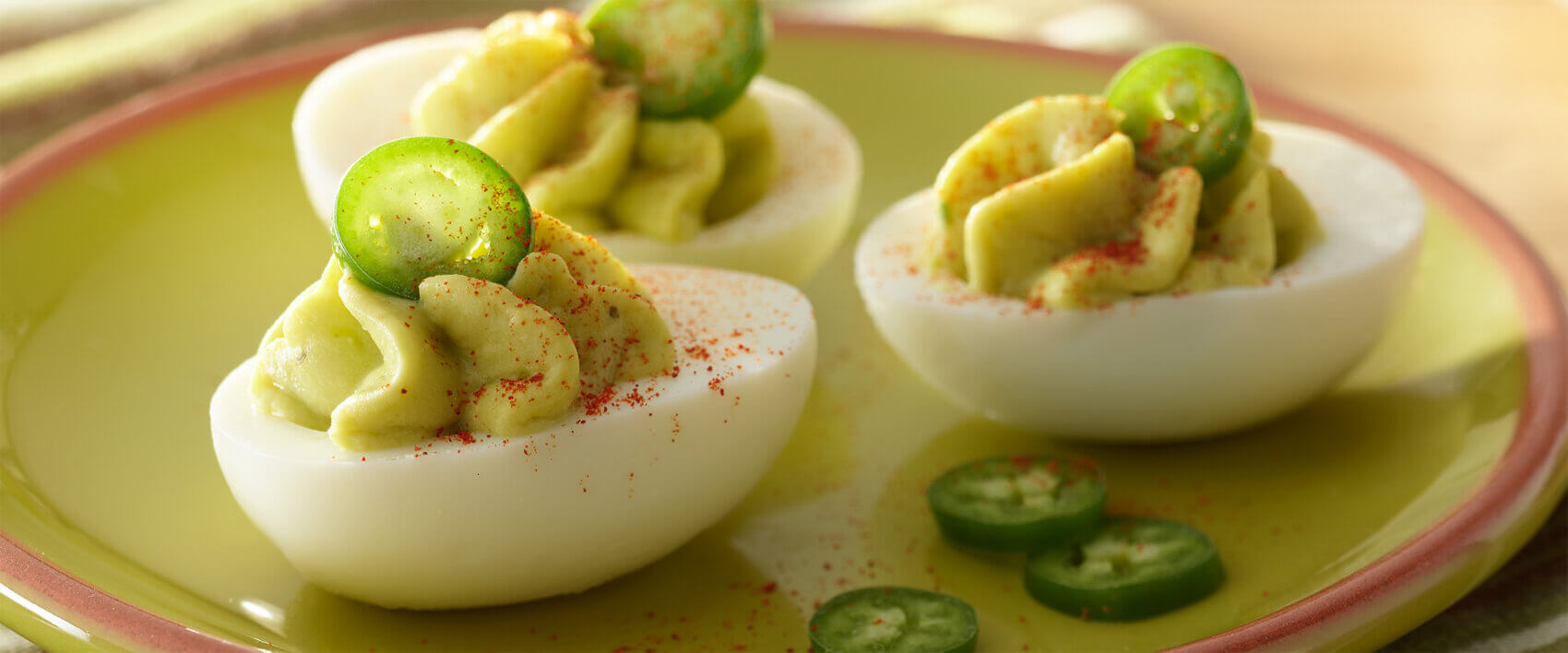 Guacamole Salsa Deviled Eggs - Hormel Foods