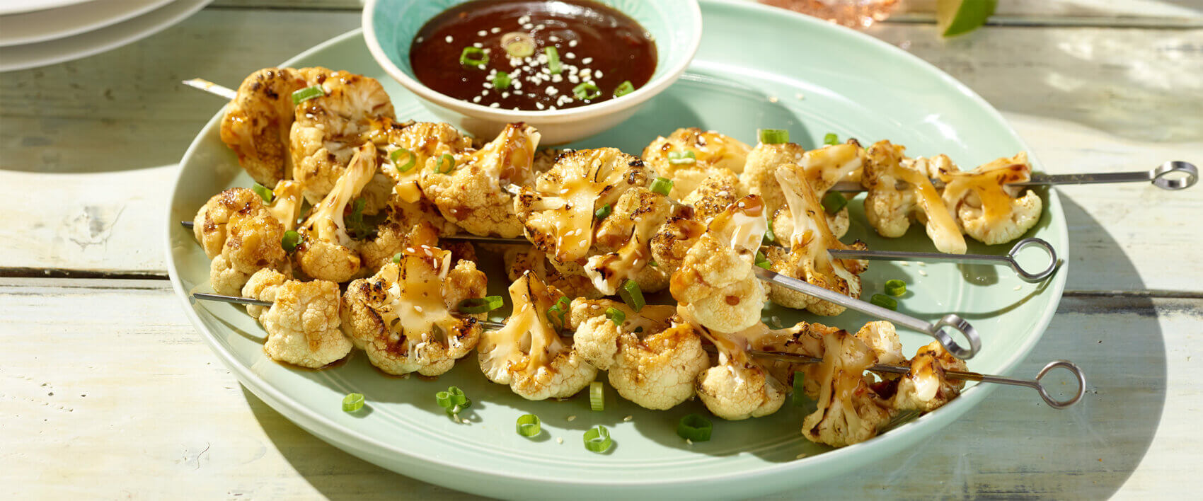 Szechuan Grilled Cauliflower Kabobs - Hormel Foods
