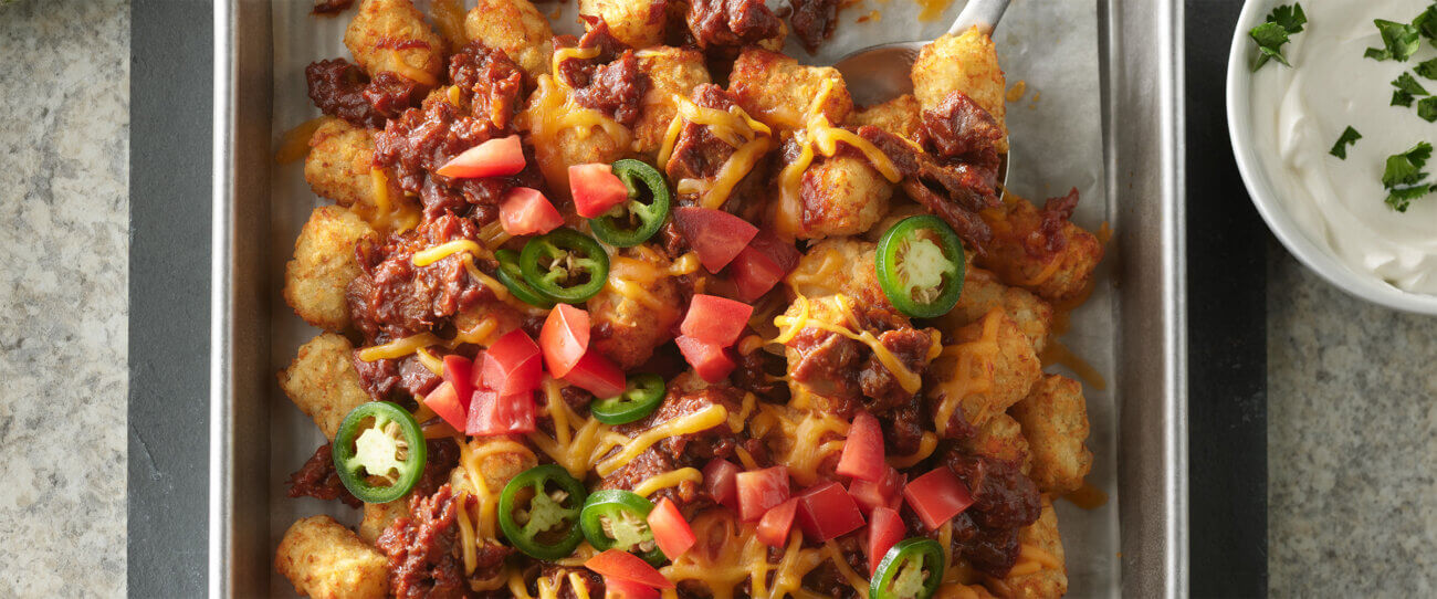Loaded BBQ Tatchos - Hormel Foods